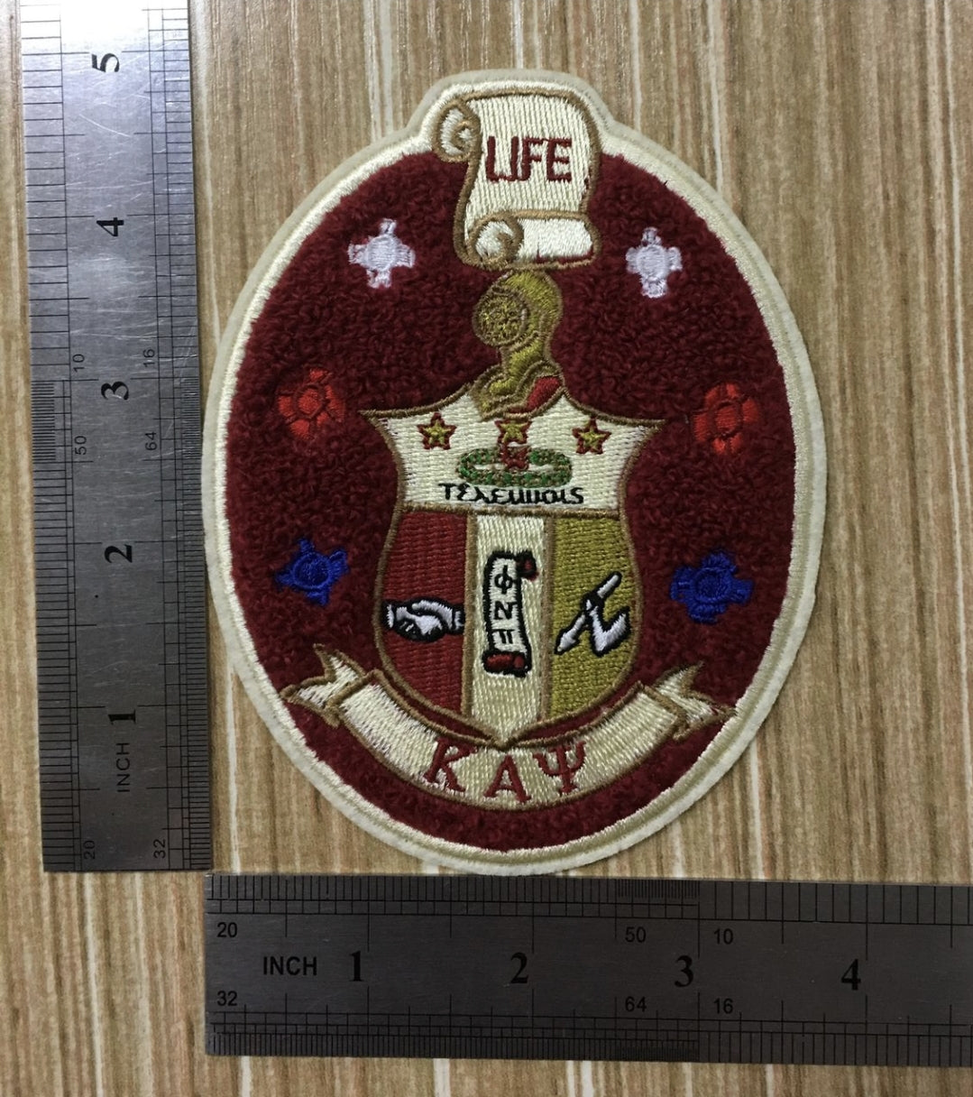 K019 - Left Chest Life Member Patch – 4Klub by W.E. Lusain
