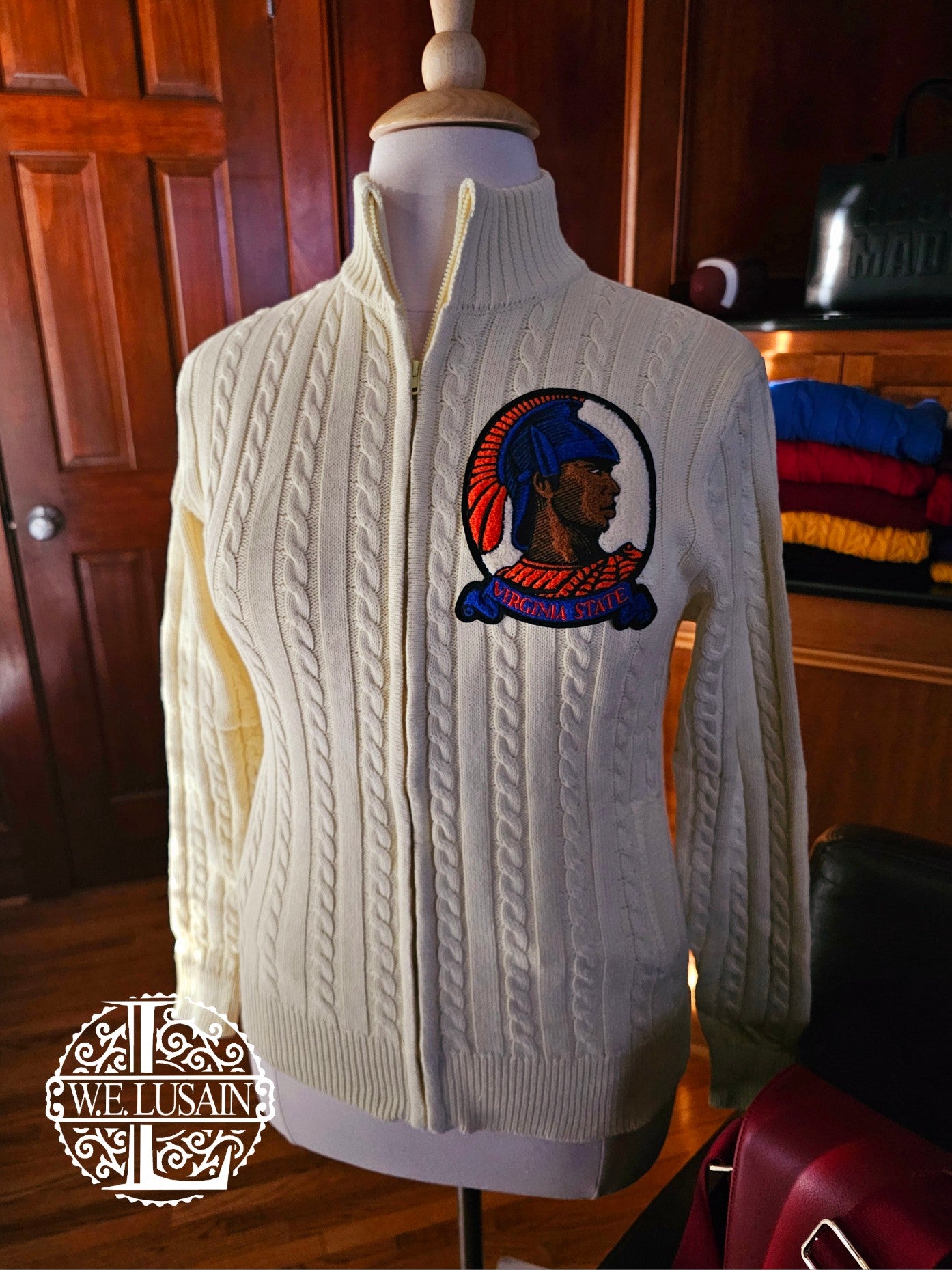 Virginia Cream Full Zip (Unisex) – 4Klub by W.E. Lusain