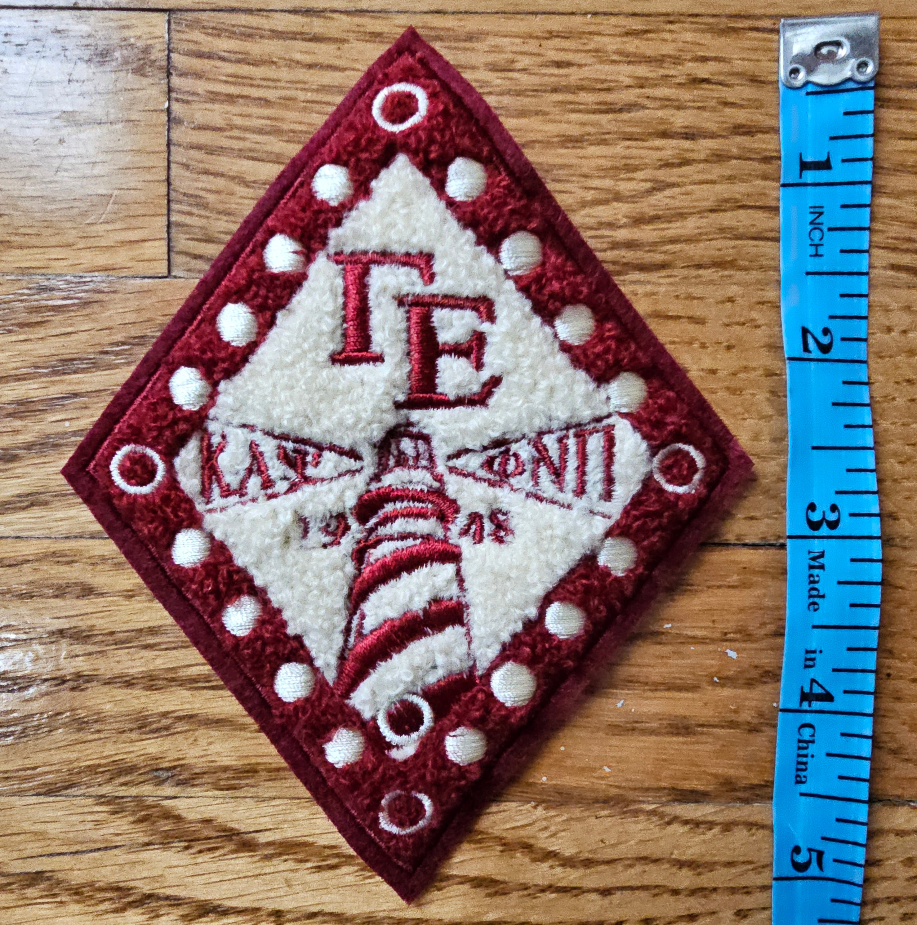 Gamma Epsilon Small Patch – 4Klub by W.E. Lusain